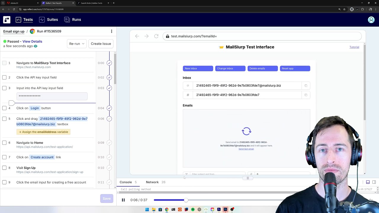 No code automation email testing tutorial