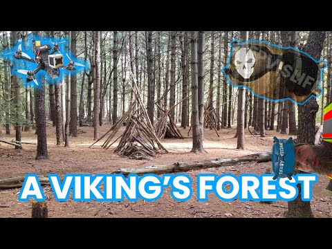 FPV Flight in a Viking's Forest | Rotor Riot SkyLite 3.5" #fpv #quadcopter #4k #vikings #viking