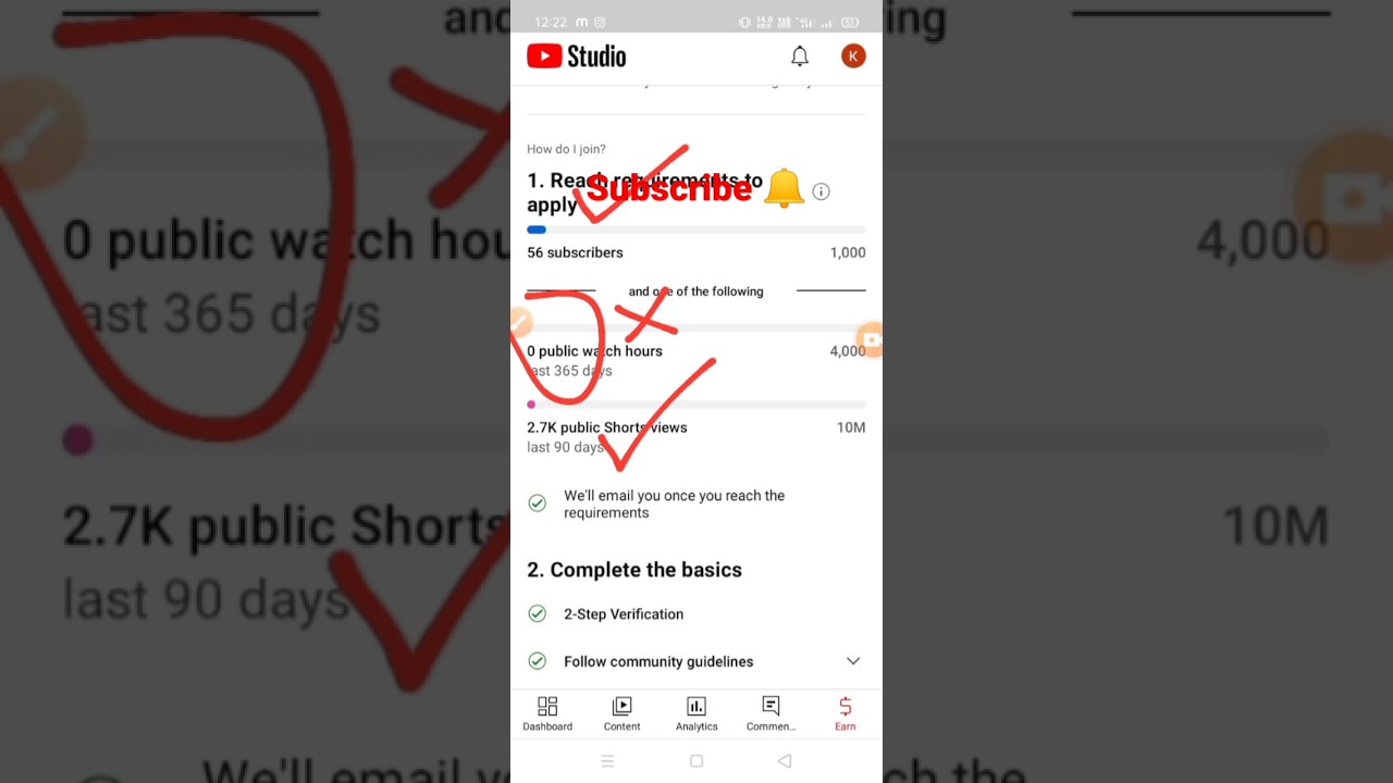 0 public watch hours😭 problem not update public watch hours