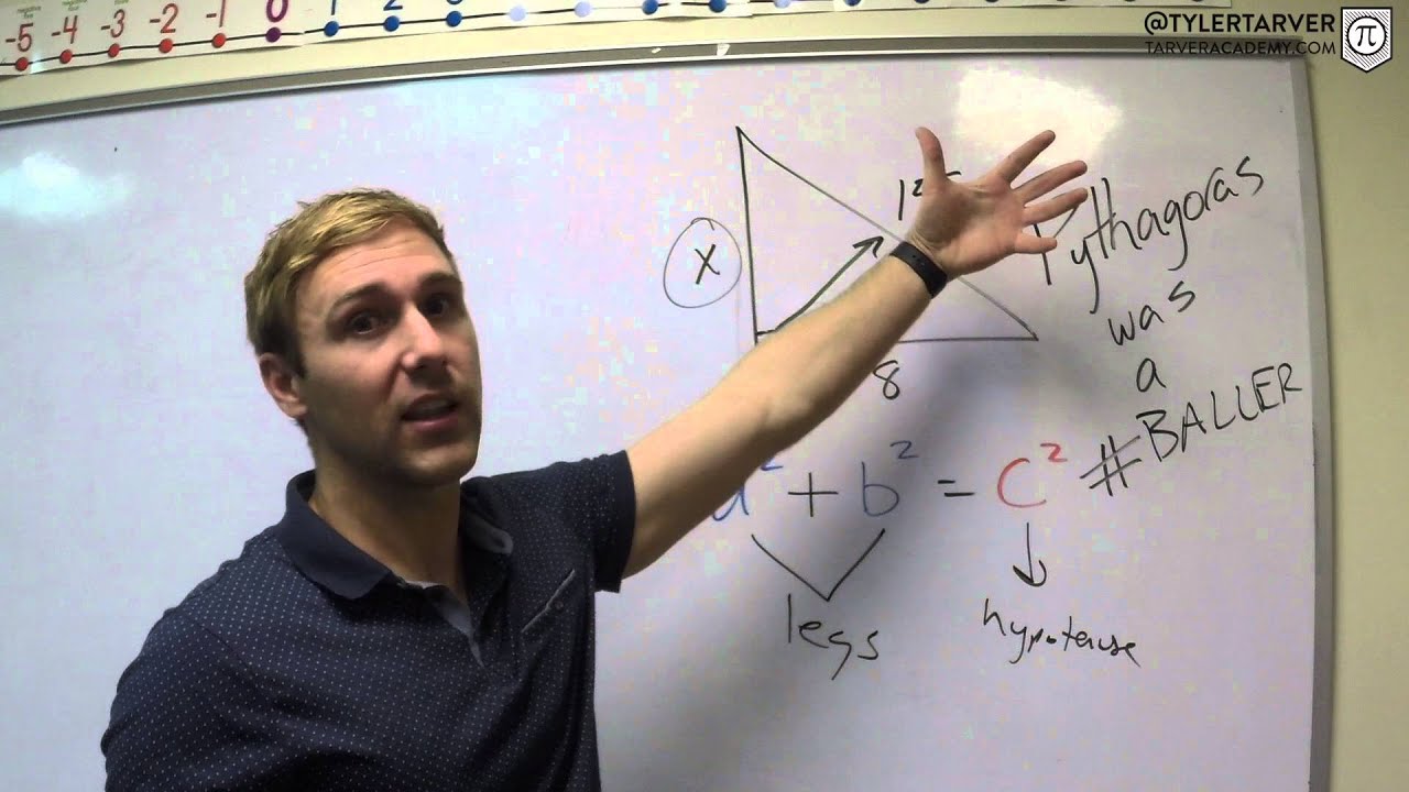 Find the Hypotenuse Example Problem