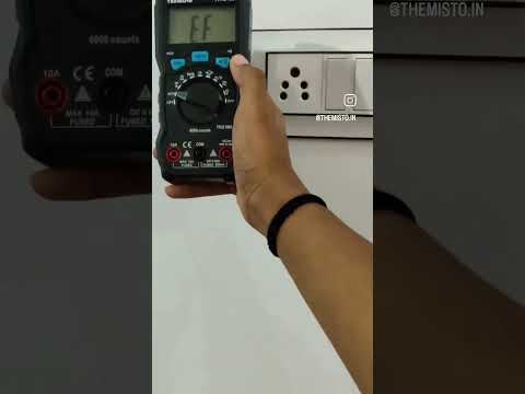 [Live NCV test] Step up your electrical testing game with the TH-M100 Multimeter.