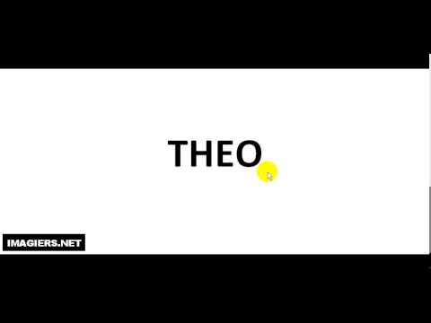 How To Pronounce French Christian Name = THEO