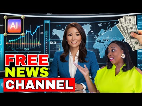 How To Create A FREE Faceless News Channel Using AI - Make US$55K A Month