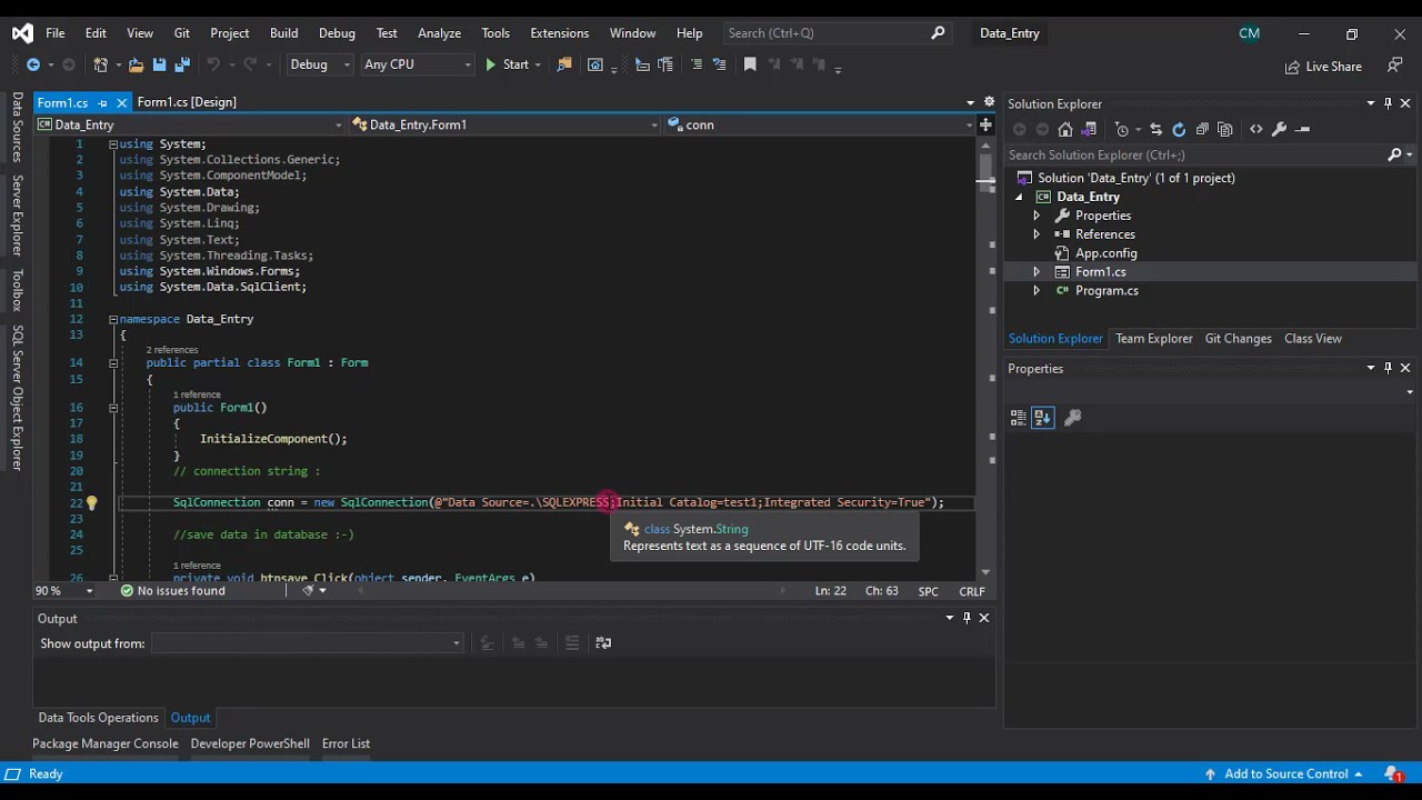 CRUD Operation and SQL App using C# Demo