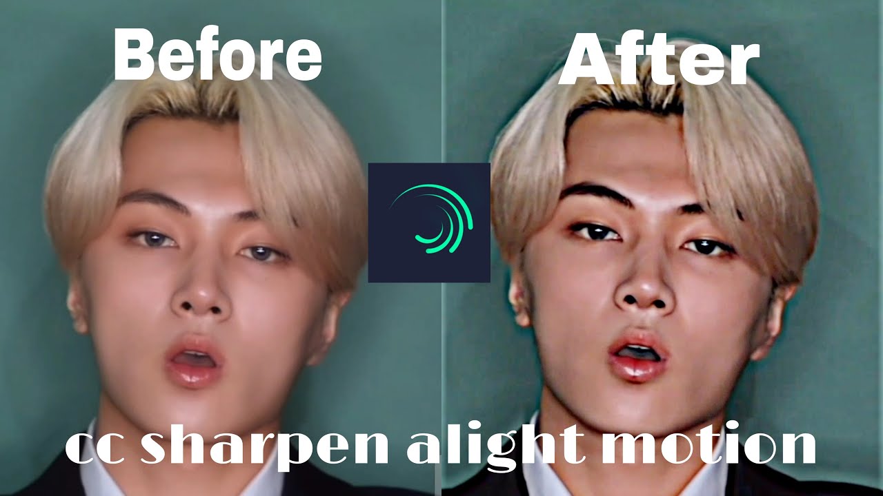 Tutorial cc sharpen alight motion