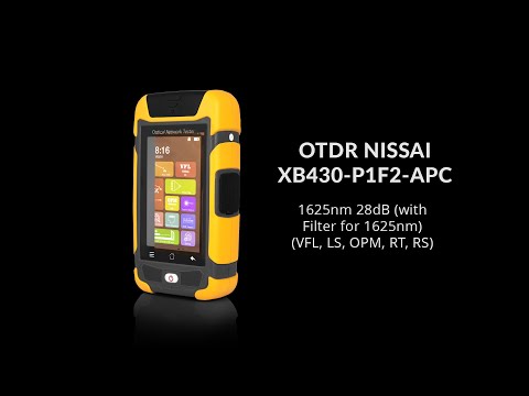 OTDR NISSAI XB430-P1F2-APC Video User Manual