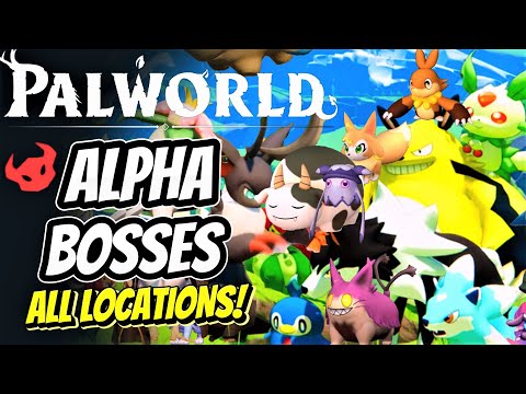PALWORLD - Guide to ALL 43 Boss Locations // All World, Alpha, Cave, and Dungeon Boss Locations