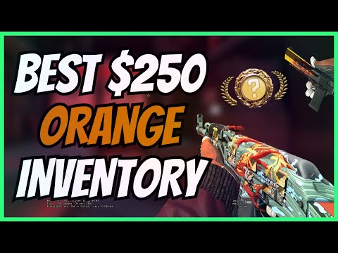 FULL ORANGE CS:GO INVENTORY FOR $250! The Best Cheap Orange CSGO Skins 2023!