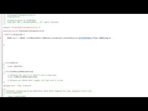 Learn Xcode Tutorial | Playing Videos - Mind Luster