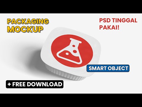 Mockup packaging GRATIS + Tutorialnya | Free PSD Packaging Mockup Tutorial