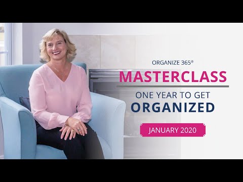 January 2020! | One Year to Get Organized | Masterclass | Organize 365 | Lisa Woodruff