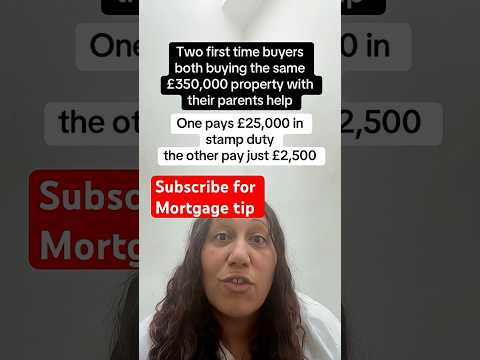 This 1 Mortgage Decision Saved £22,500 Stamp Duty – Same House, Same £350k Price #getmortgageready