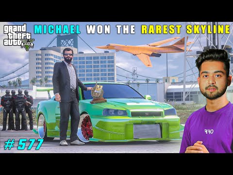 Michael’s New Skyline Is An Absolute Beast | Gta V Gameplay