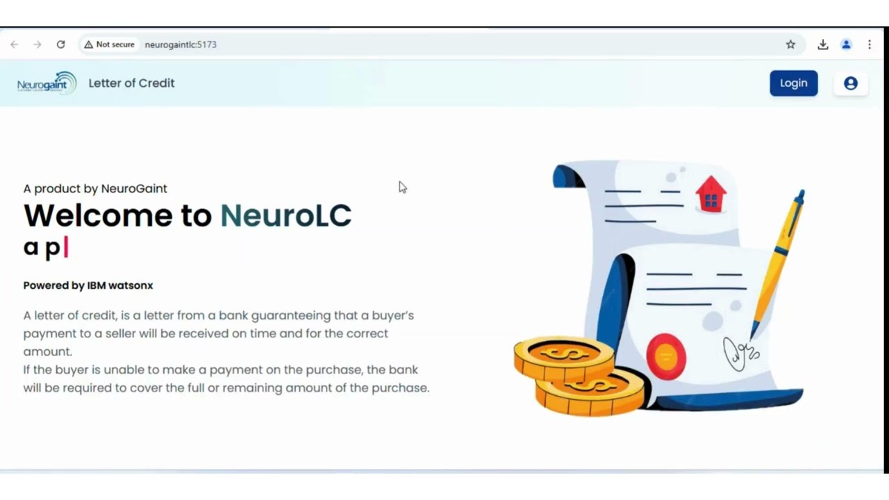AI-Driven Letter of Credit Solutions: NeuroLC Demo | By NeuroGaint Systems