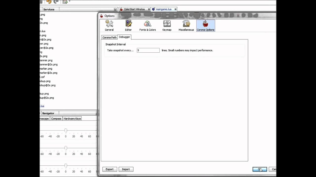Lua Glider Tutorial 1 part 1 - Basic Debugging