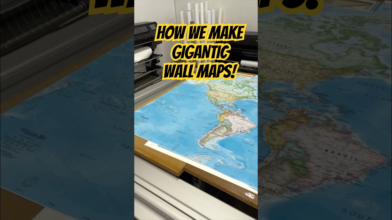 Yes, This Is Our Real Job: Making Huge Wall Maps