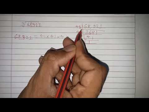 Cube Root of 68921 by Prime Factorization Method