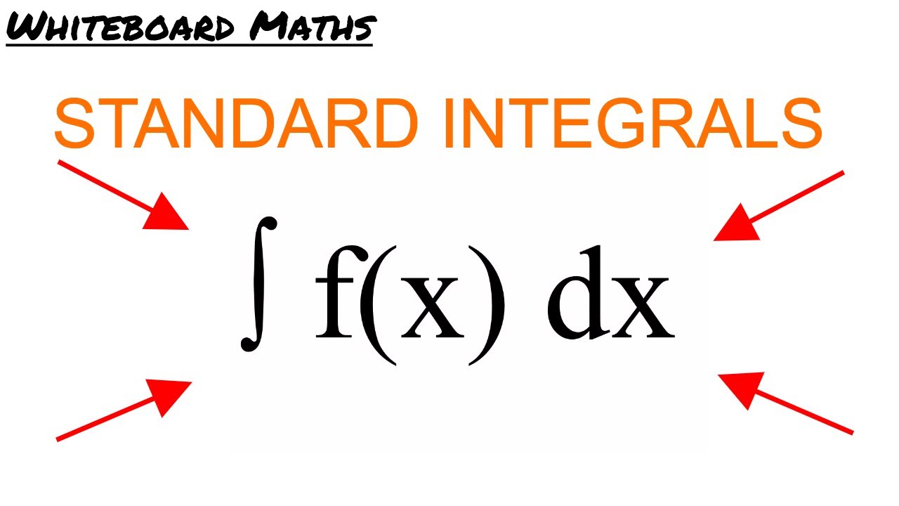 Standard Integrals