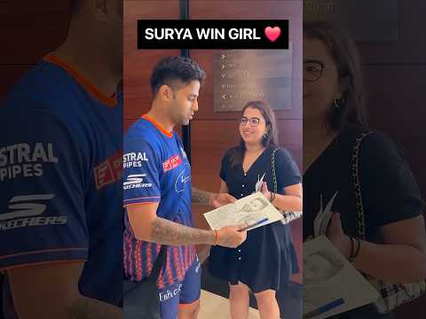Surya Kumar Yadav did This Heartwinning Gesture For his Girl Fan😍😍 #suryakumaryadav #msdhoni #virat