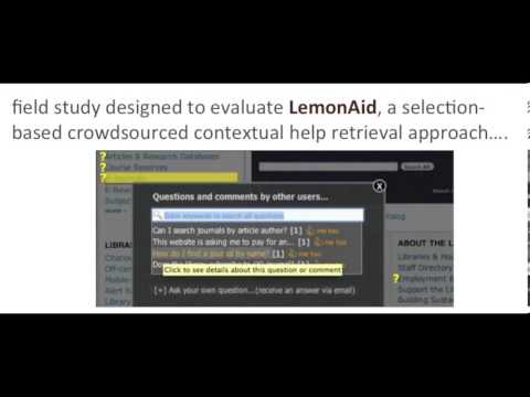 A multi-site field study of crowdsourced contextual help