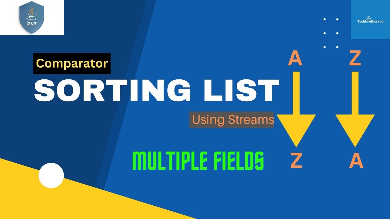 Sorting a List with multiple fields using streams, Java8+