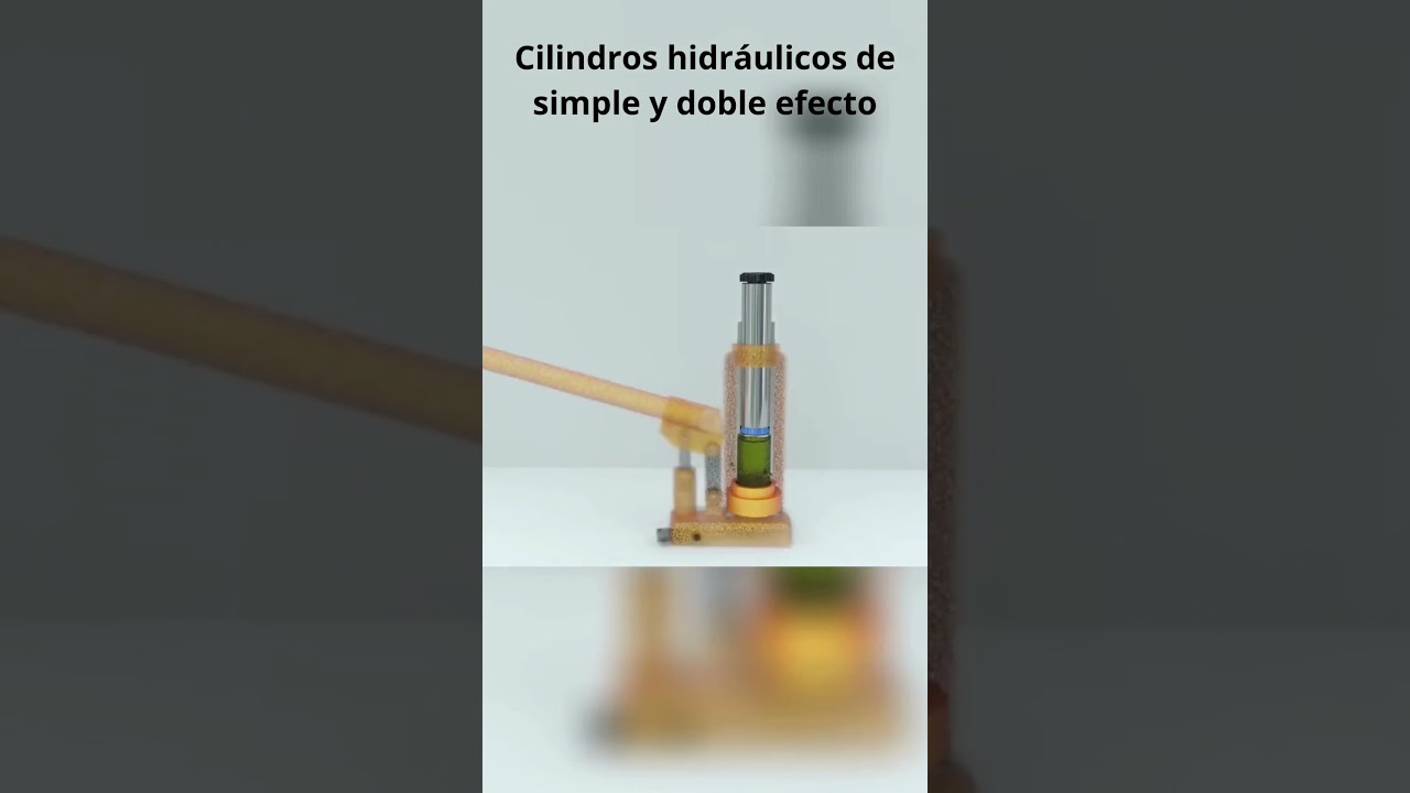 Funcionamiento cilindros hidráulicos de simple y doble efecto
