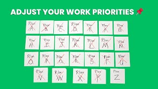 How can I improve my ability to quickly adjust my work priorities to ...