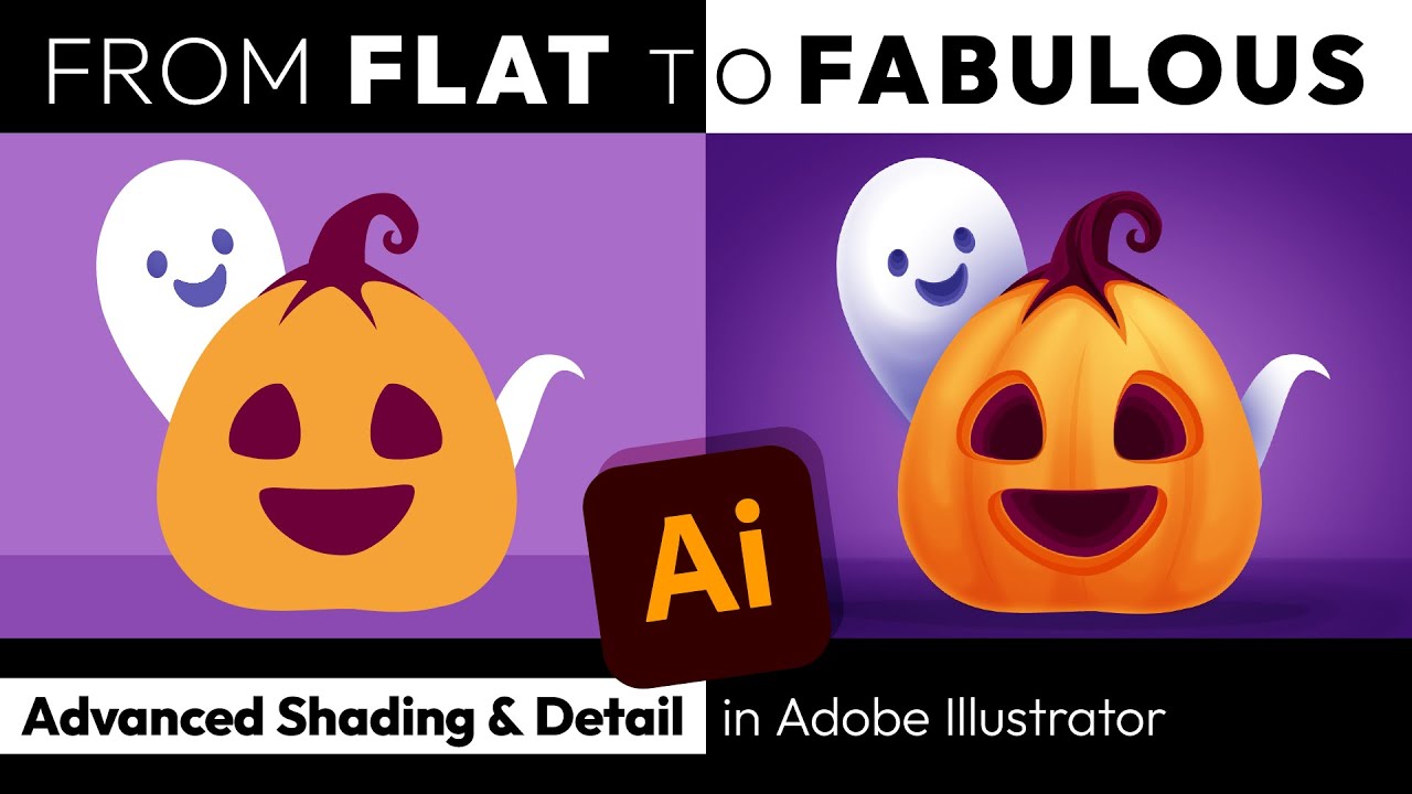 Advanced Shading in Adobe Illustrator Using Layered Shapes, Blend Modes & Gradients - File Deep Dive