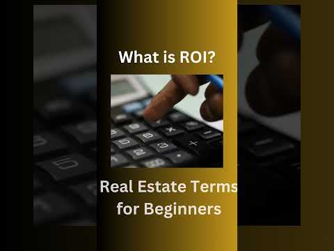 Real Estate Terms for Beginners - What is ROI?