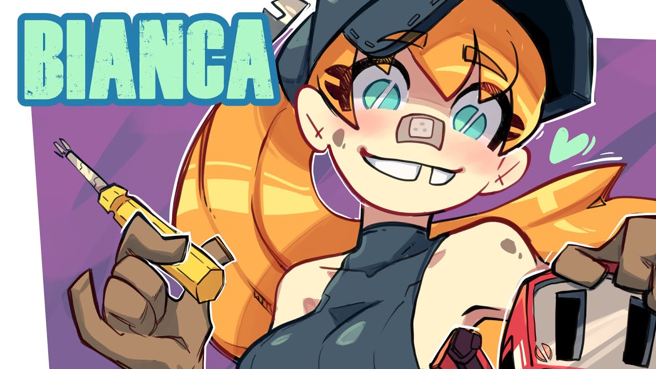 Bianca Red and Blue - Speedpaint