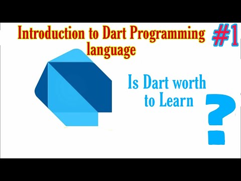 Introduction to Dart programming Language #1 - Dart tutorial for beginners