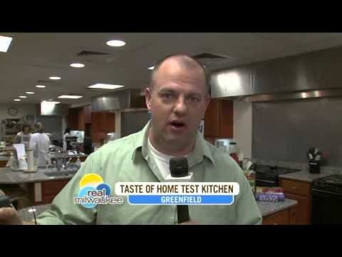 Tony at the Taste of Home Test Kitchen