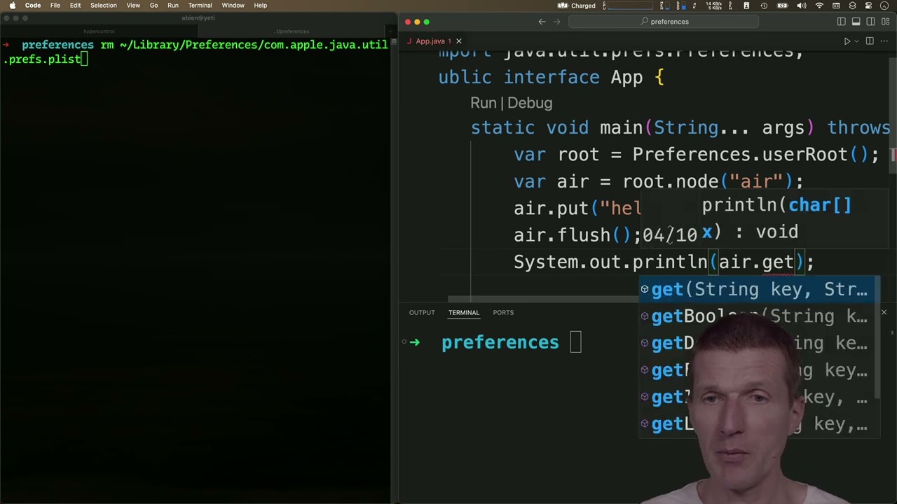 Application Configuration with Java's Preferences API #java #coding #airhacks