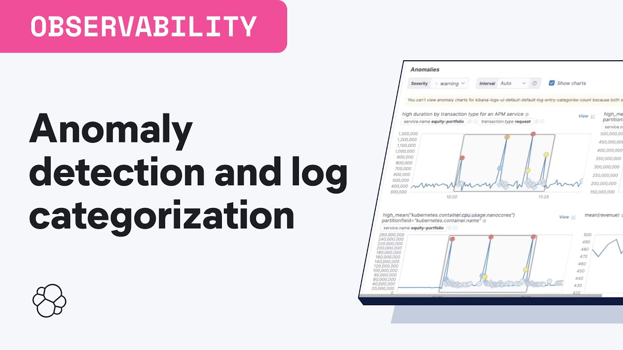 Using Elastic Anomaly detection and log categorization