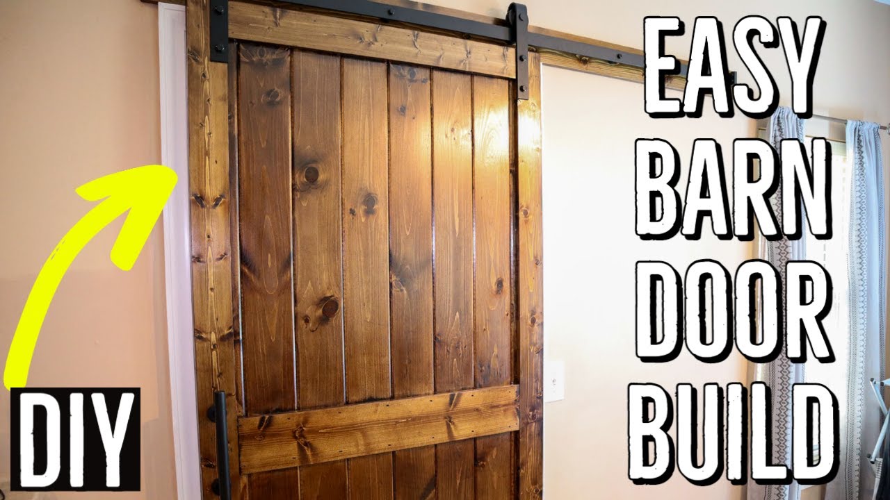 How to Make & Install a Barn Door | EASY!