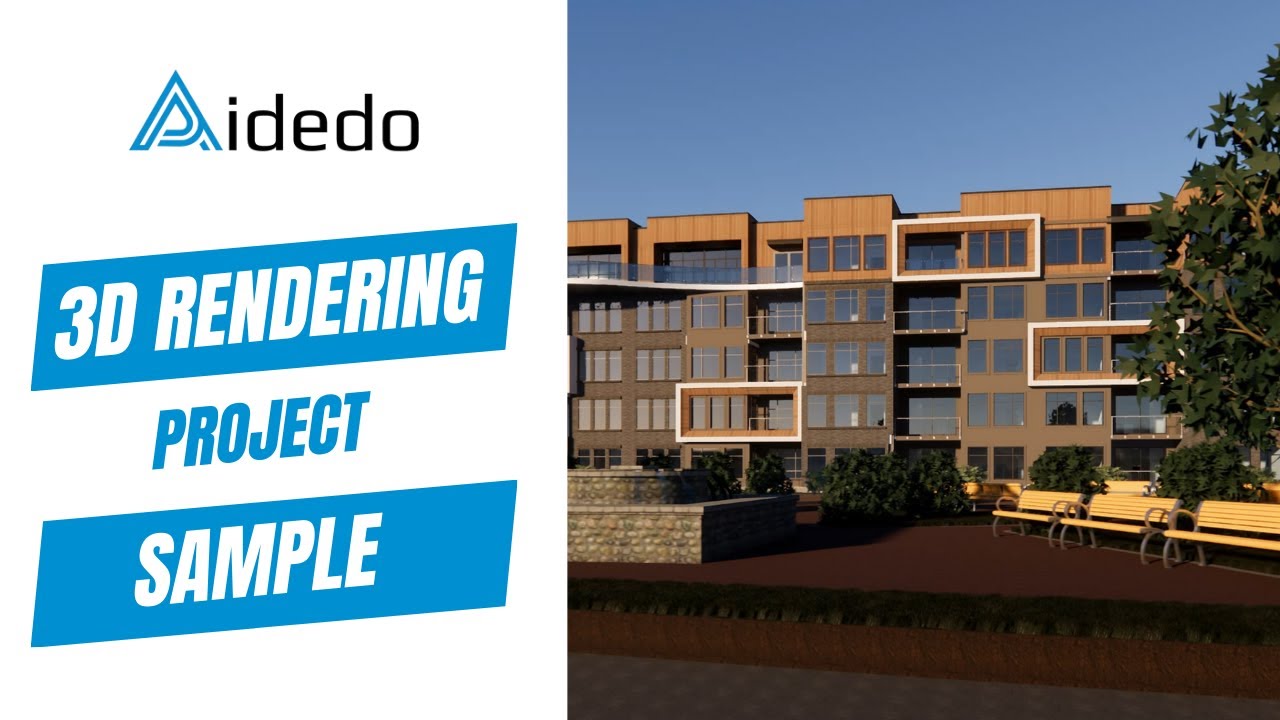 3D RENDERING SAMPLE VIDEO | AIDEDO | Civil Engineering Outsourcing