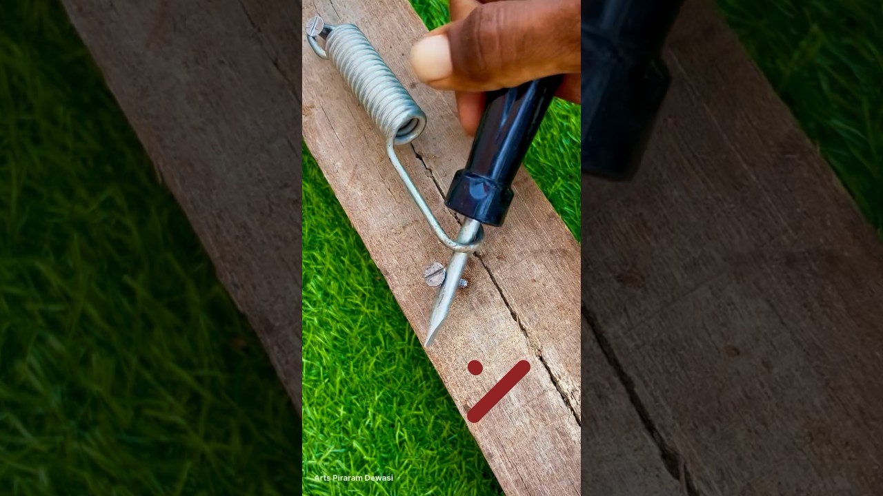 Genius Hack for Installing Springs! #hacks