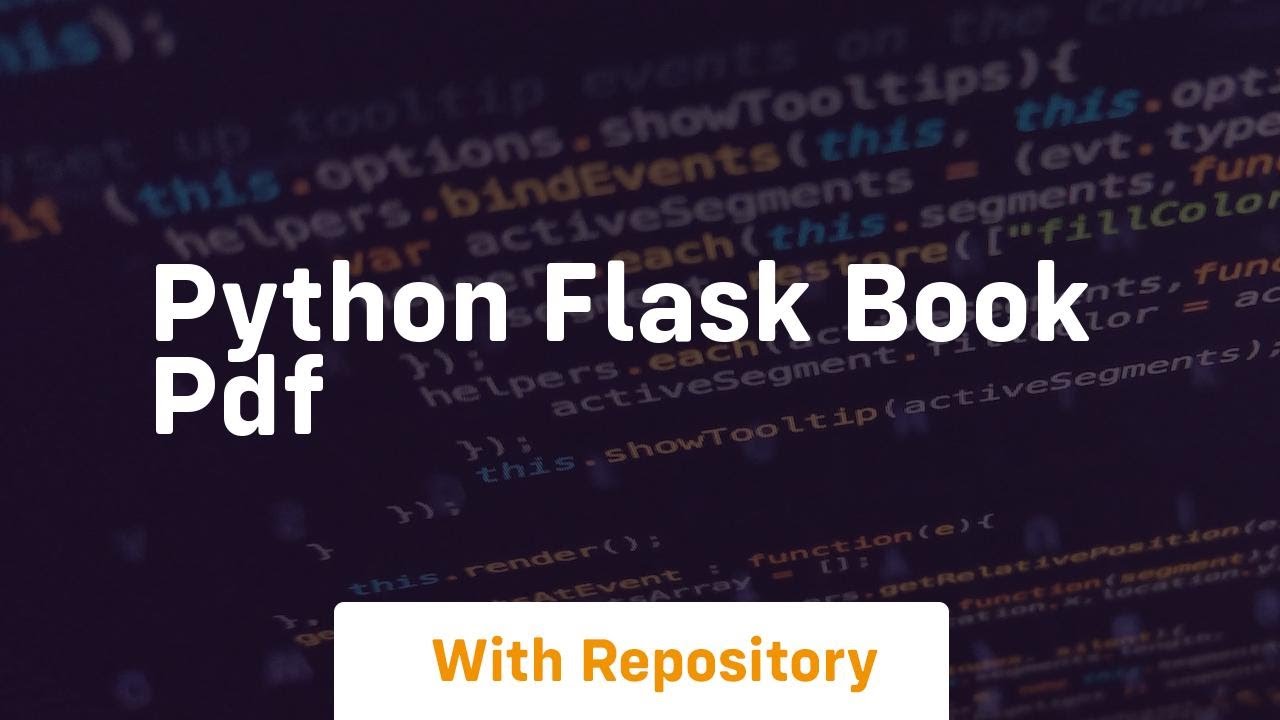 python flask book pdf