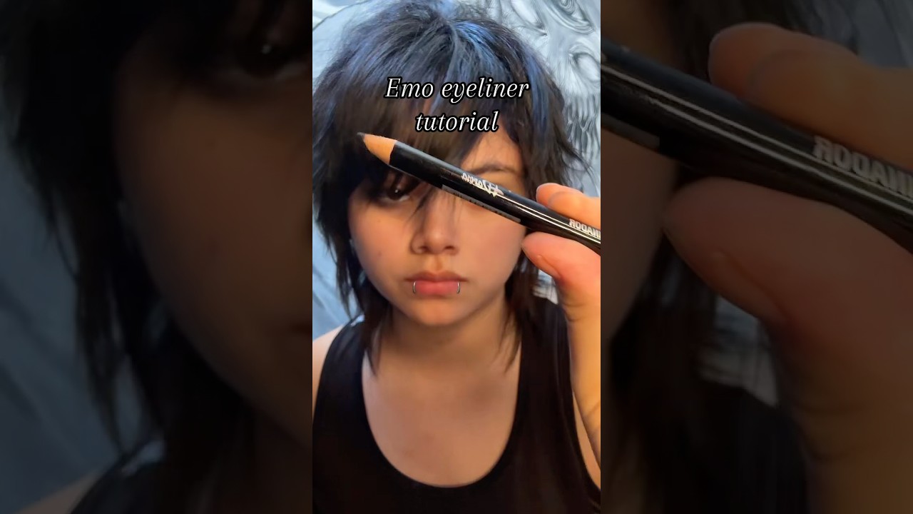 EMO EYELINER TUTORIAL 🫀