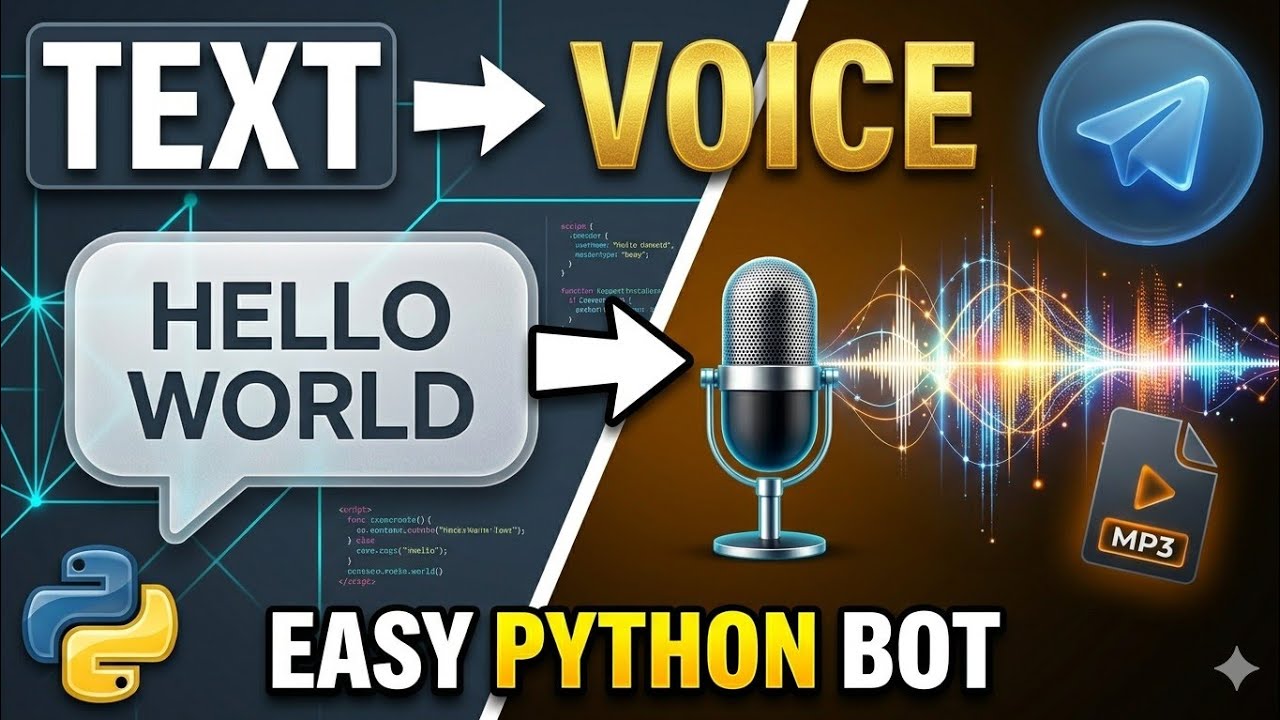 Make Your Own Text To Speech Bot On Telegram With Python