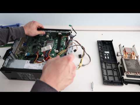 Disassembly Dell OptiPlex Small Form Factor PC- Upgrade Ram & SSD
