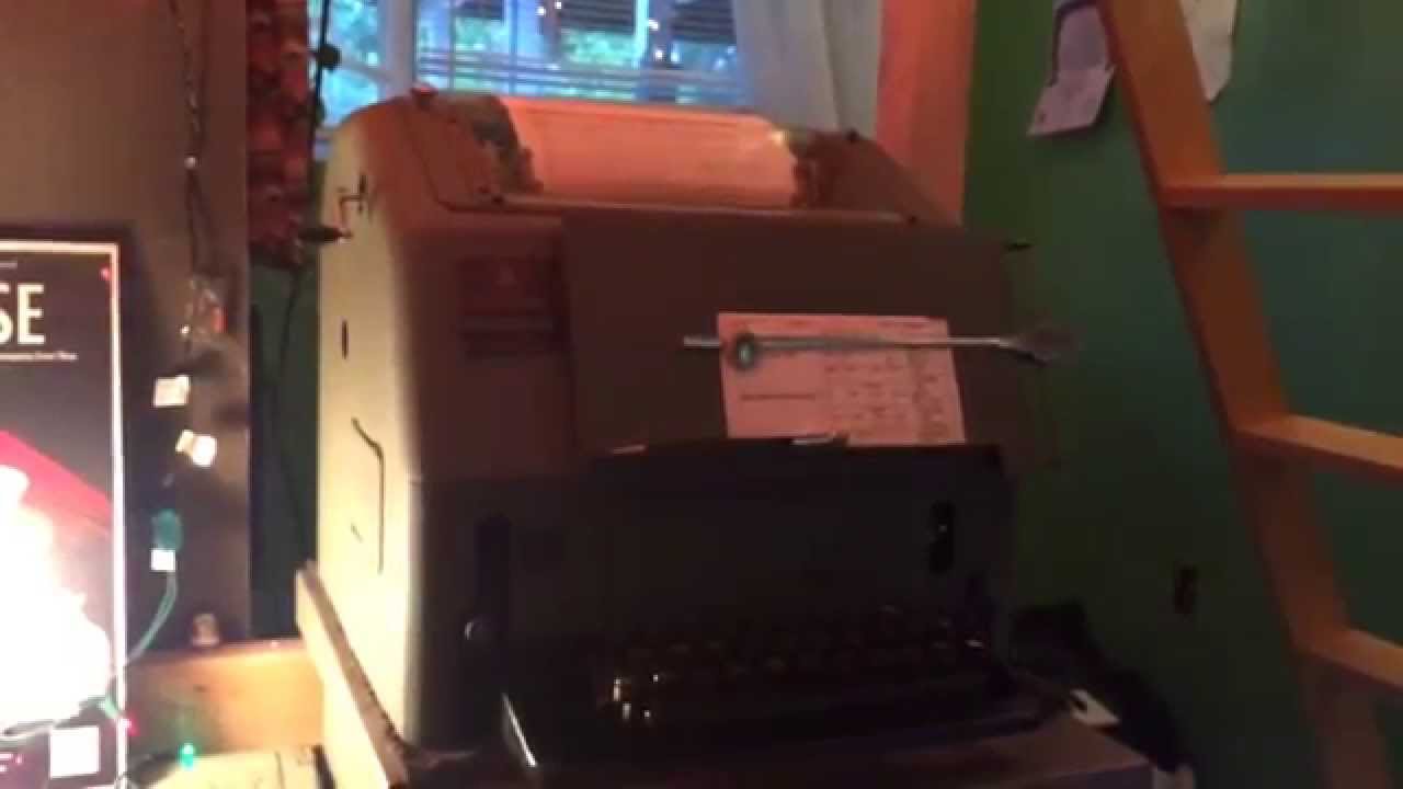 Teletype Model 15 copying ITTY