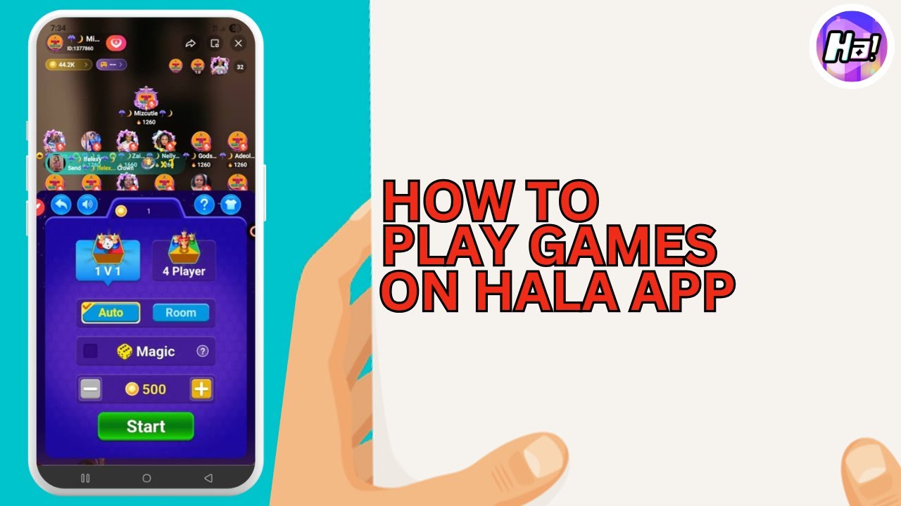 How to Play Games in Hala App