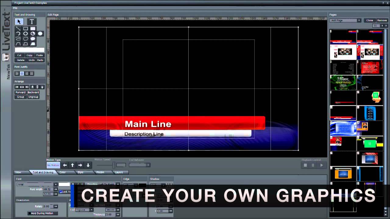 TriCaster 855 - Graphics & Titles