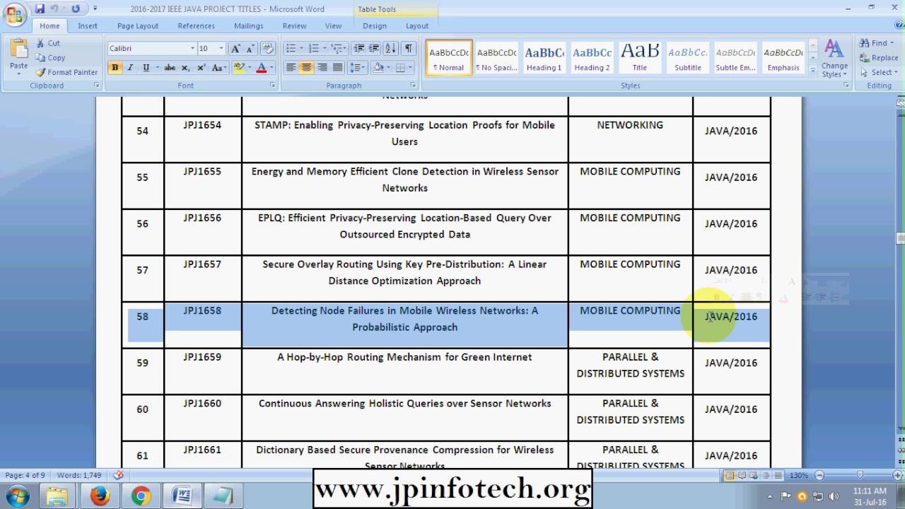 Mobile Computing Projects 2016 2017| Final Year Mobile Computing projects in Java