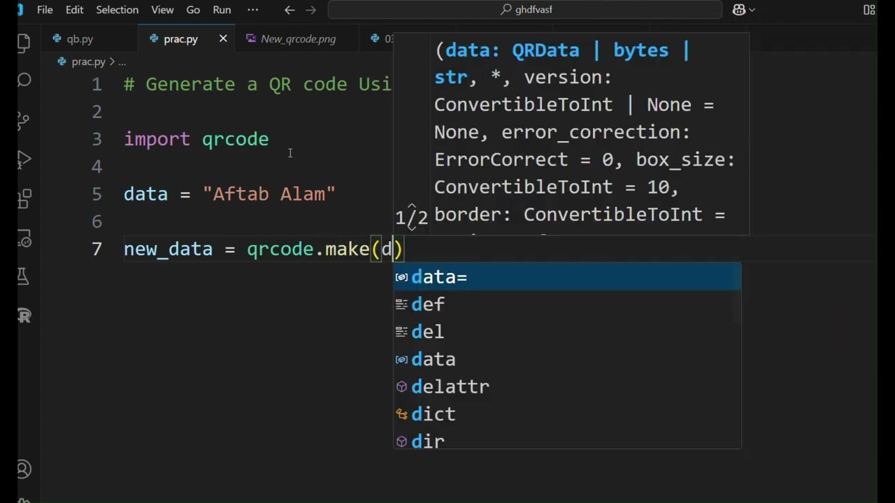 📌 How to Generate QR Code Using Python | Python QR Code Generator Tutorial 🚀