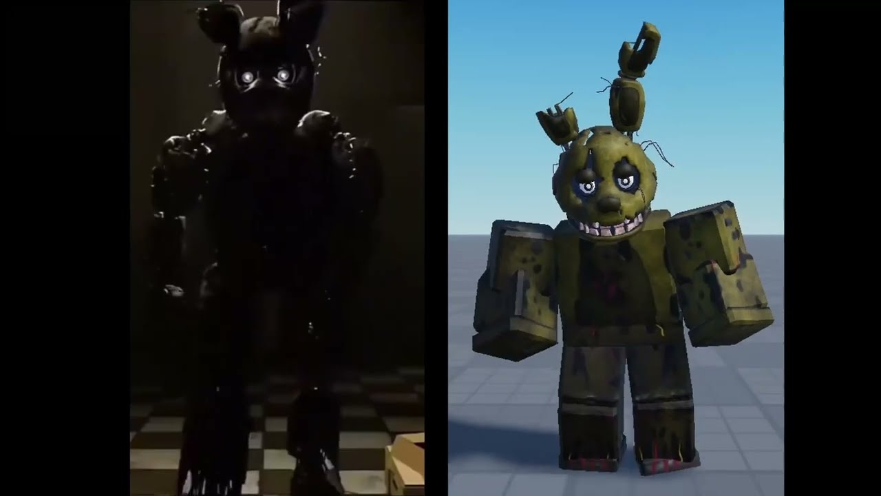 SpringTrap Dancing, But it is in Roblox