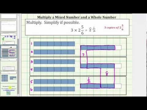 Determine the Product of a Whole Number and Mixed Number | Math Help ...