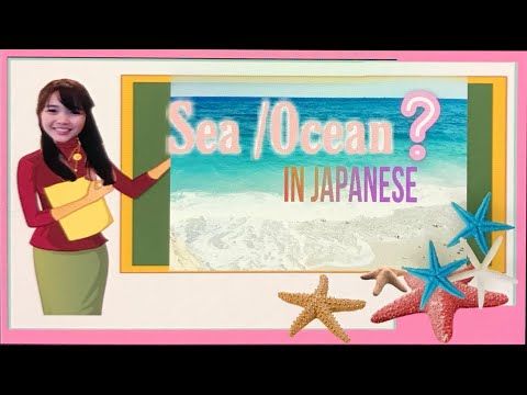 What is SEA/OCEAN in Japanese? Word of the Day