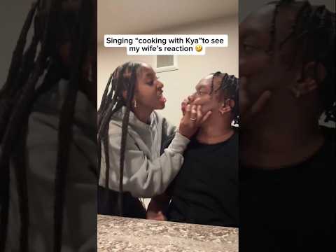 "Cooking with Kya " the see my partner reaction 😂 #reaction #cookingwithkya #funny #pranks